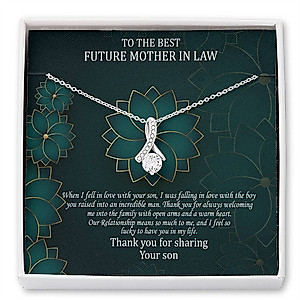 Mother in law gift - step mom bonus mom mother of the Groom - Mom gift from daughter - wedding gift - To my mother-in-law gift - Thank you for your son gift - Best mother in law gifts