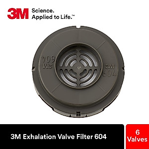 3M Exhalation Valve Filter 604, Pack of 6 EVF