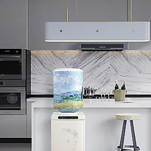 ZUYYON Water Dispenser Bucket Covers for 5 gallon water bottles, Dust Proof Covers for Water Cooler Reusable Fabric Bucket Decor Furniture Cover Protector for Home Office or Kitchen