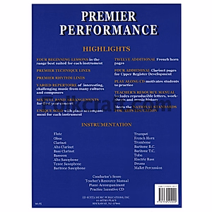 Premier Performance: An Innovative and Comprehensive Band Method, Vol. 18: Mallet Percussion, Book 1