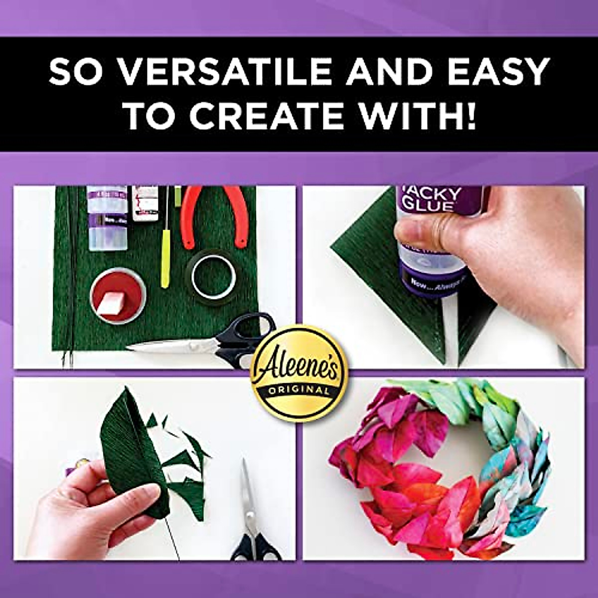 Aleene's 33147 Quick Dry Tacky Always Ready Adhesives, 4 oz.