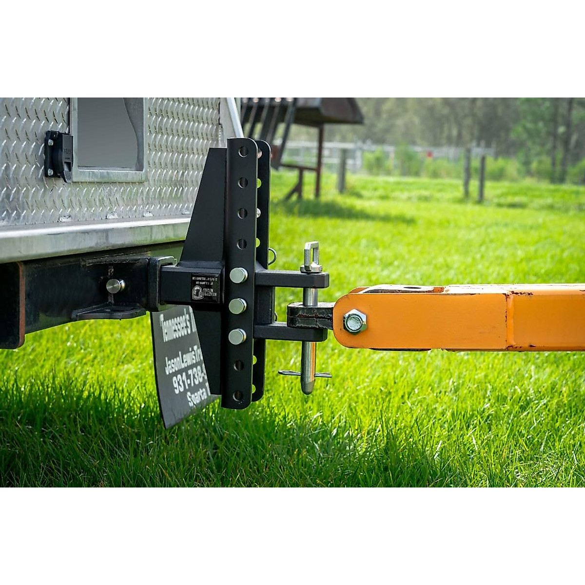 BulletProof Hitches™ 2-Tang Clevis with 1" Pin for Towing with Drawbar Systems, Pintle Systems, Farm Equipment (Rated 20,000 lbs)