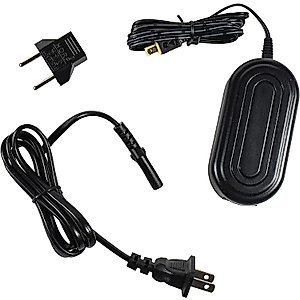 HQRP AC Adapter Charger Compatible with JVC AP-V30 AP-V30U GZ-HM300 GZ-MS230 GZ-MS230US GZ-MS230AUS GZ-MS230AU GZ-MS230BUS GZ-MS230RUS GZ-MS230U GZ-MS215 GZ-MS215BE Everio Camcorder