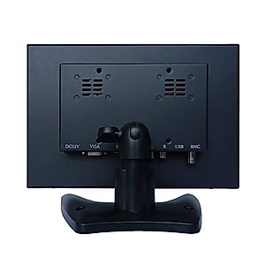 iChawk 11.6" 12" inch Display 1366x768 16:9 HD Widescreen Metal Case HDMI-in VGA BNC AV Built-in Speaker Industrial LCD Screen Monitor For PC Display, USB Port Pluggable U-disk Video Player W116MN-591