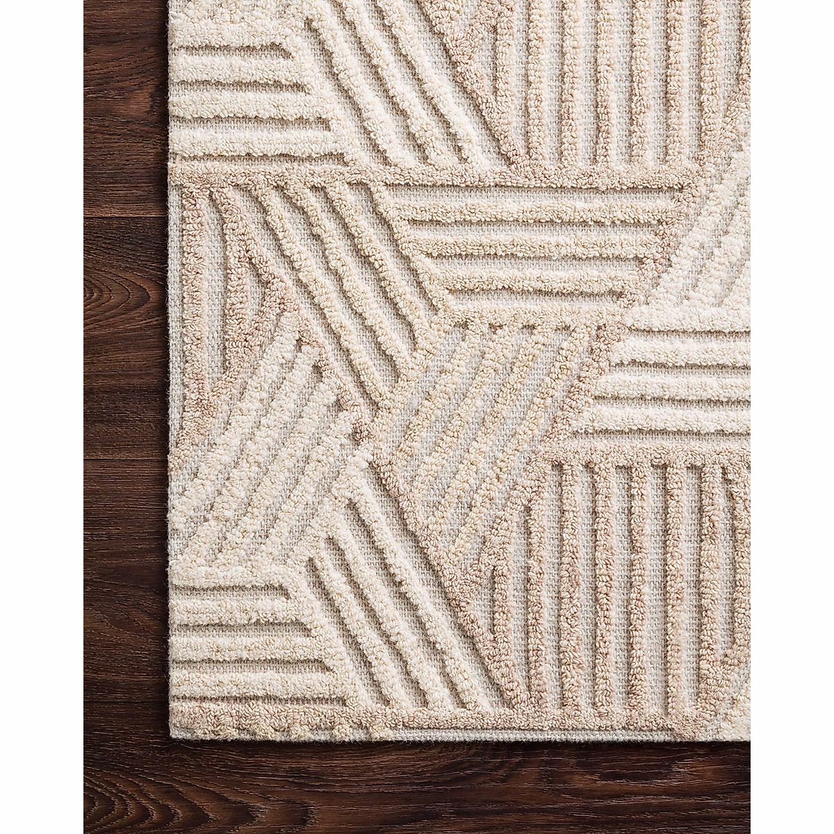Loloi Ehren Collection EHR-04 Oatmeal/Ivory 2'-3" x 3'-9" Accent Rug