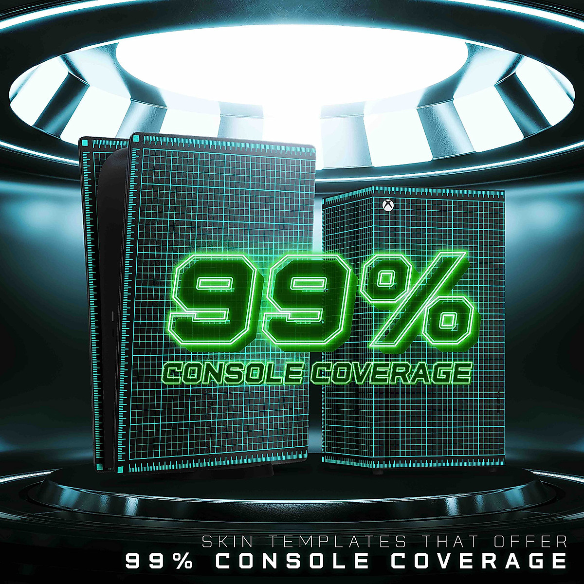 "Cthulhu" Patterned 3M Vinyl Skin for PS5 Standard Disc Edition Console