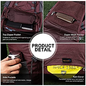 MOUNTAINTOP Hiking Backpack 35L Travel Backpack Lightweight Daypack for Men&Women Outdoor Camping