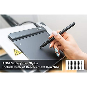 Drawing Tablet XPPen G640 OSU Pad Graphic Drawing Tablet 6X4 Inch Computer Digital Tablet for OSU Game-Rev A(MAX 266 RPS for Game Play) Compatible with Window/Mac