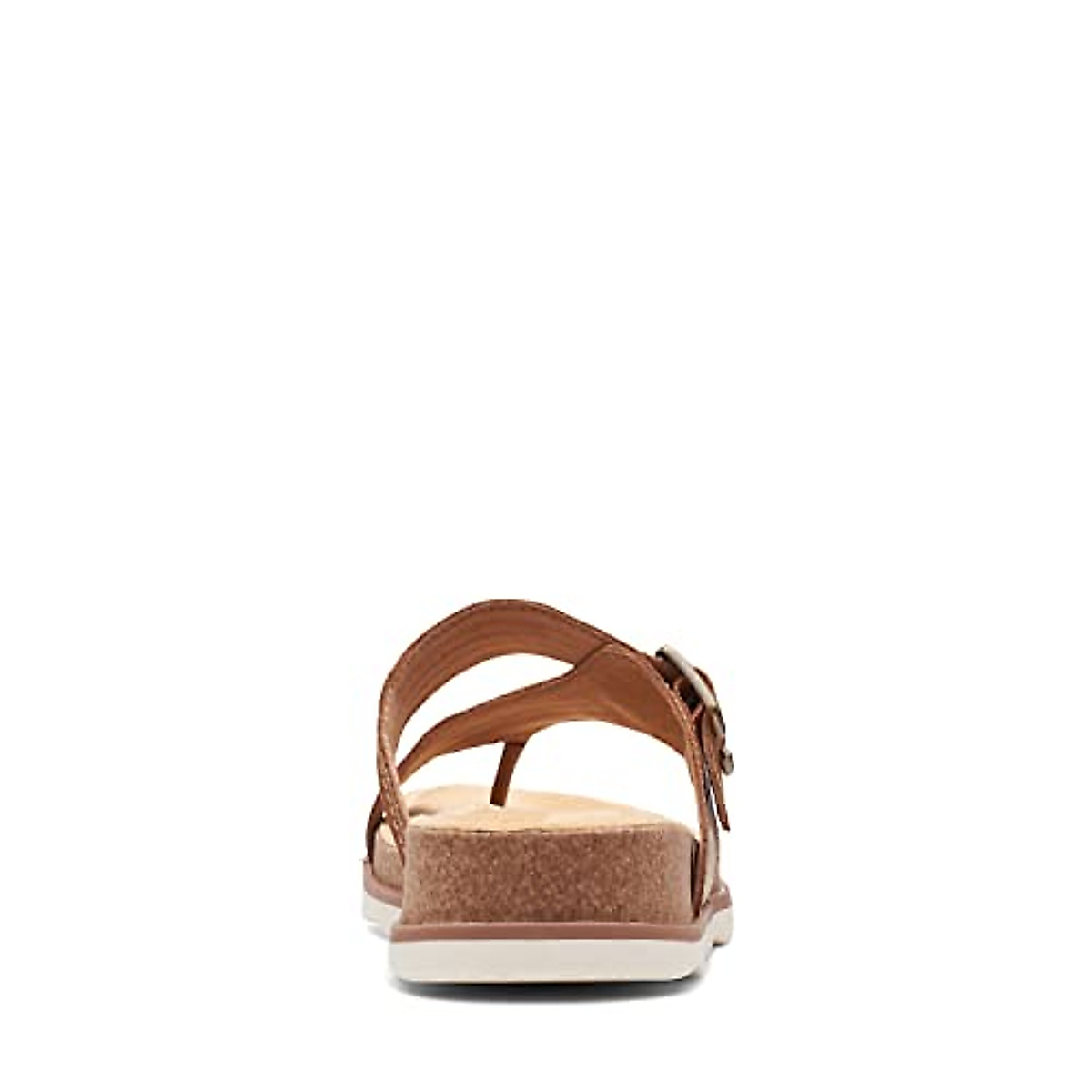 Clarks Brynn Madi Flat Sandal, Light Tan Leather, 9 Medium
