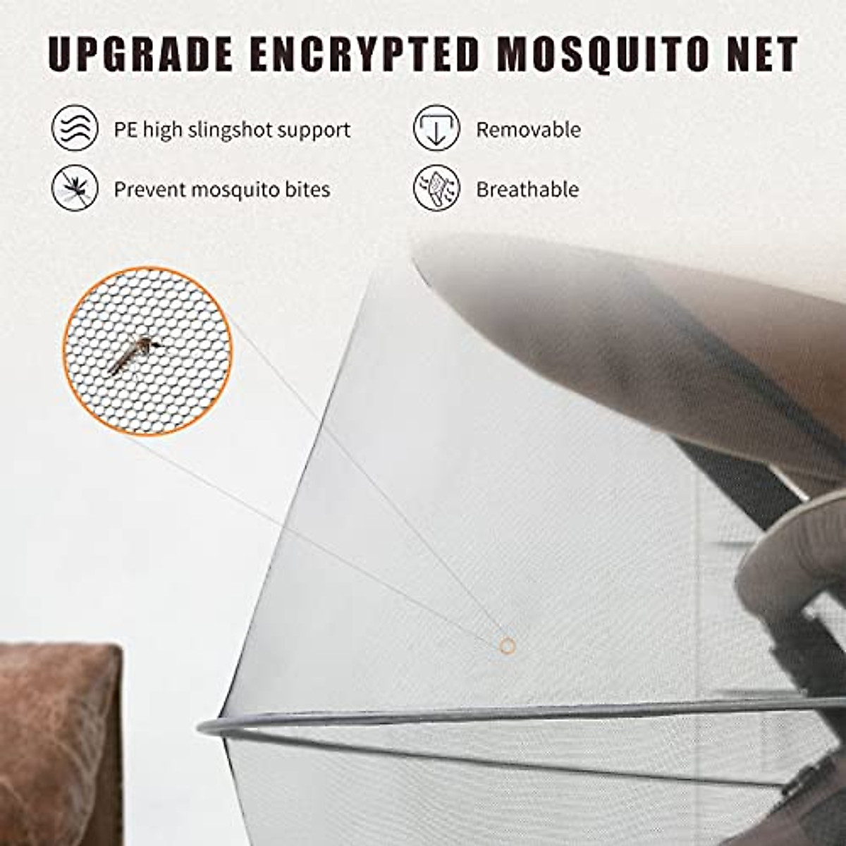 DUOMI Mosquito Net for Bassinet,Portable Bassinet Mosquito Net Cover,Bassinet Net Cover to Keep Pets Out.