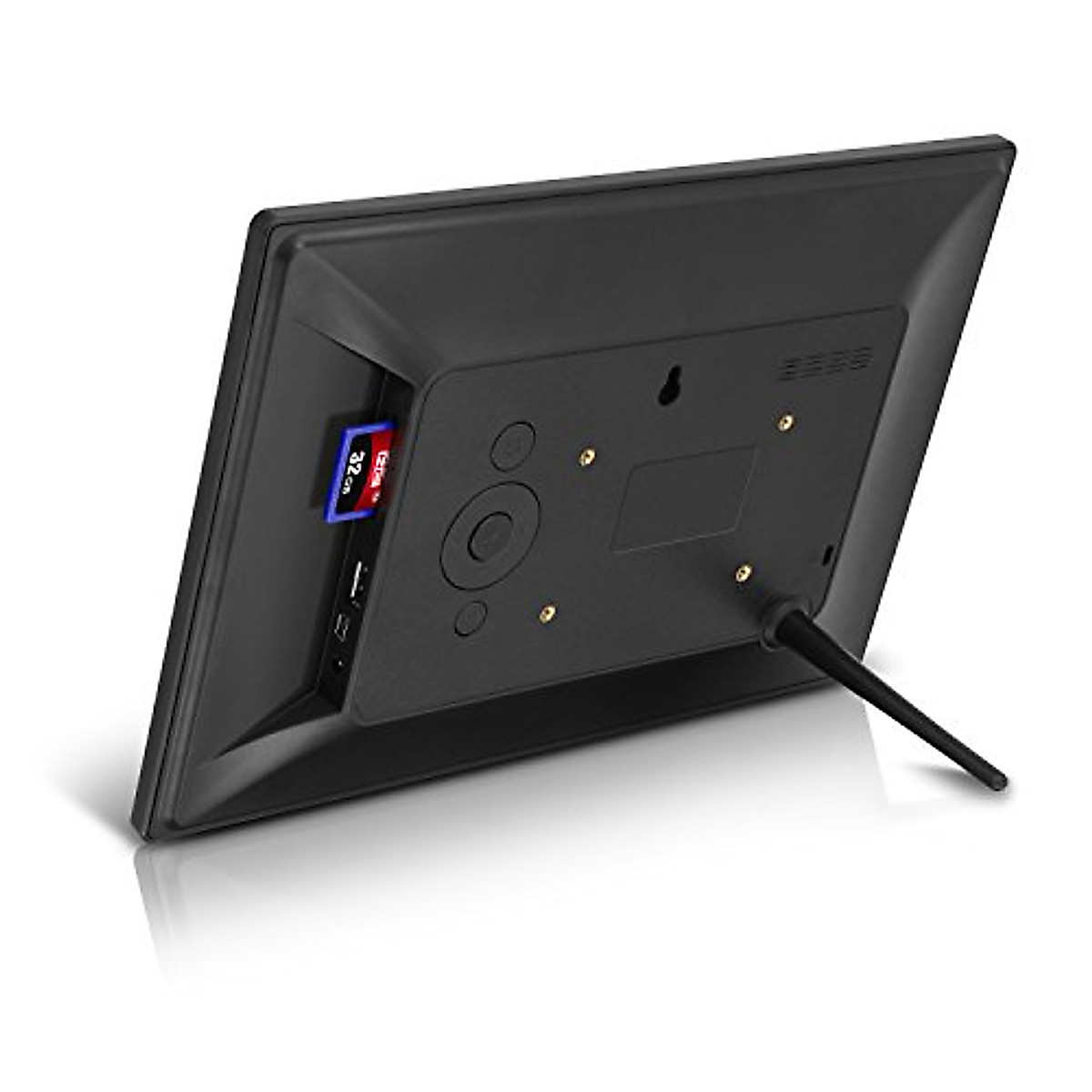 Aluratek 10" WIFI Digital Photo Frame w/ Touchscreen IPS Display, 32GB Mem, 1280 x 800 Res, Easy Setup to Share Photo/Video Wirelessly from Anywhere - AWDMPF110F