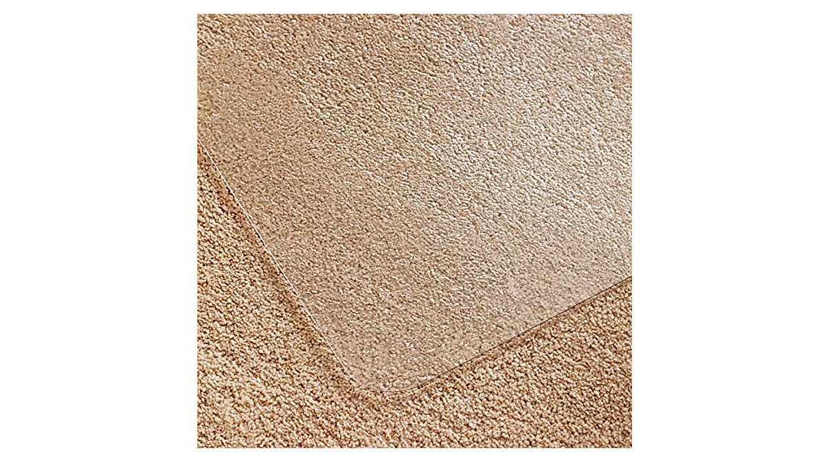 Floortex 48x60 Polycarbonate Chair Mat for Low/Medium Pile Carpets