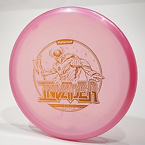Innova Invader (Luster) Putter & Approach Golf Disc, Pick Weight/Color [Stamp & Exact Color May Vary] Pink 167-169 Grams