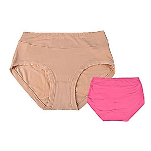 C.X Trendy Women's 8-Pack Cotton Seamless Brief Panty (S, Assorted)