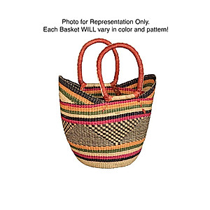 AFRICAN MARKET BASKET Shopping Tote, 1 EA