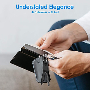 Keychain Screwdriver Set,Mens Stocking Stuffers,Adult Stocking Stuffers for Men,Dad,Christmas Best Stocking Stuffer Ideas(Black)