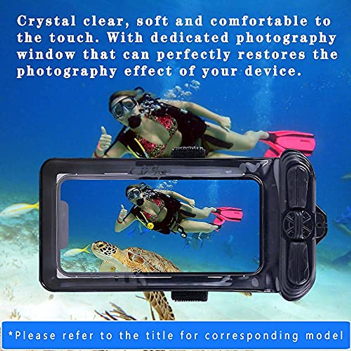 Puccy Case Cover, Compatible with GIGASET GX290 PRO Black Waterproof Pouch Dry Bag (Not Screen Protector Film)
