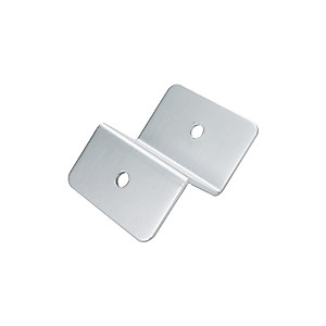 KUMGROT 4 Sets Solar Panel Brackets Aluminum Alloy Z Brackets for Solar Panels Roof RV Boat Off Grid, Silver