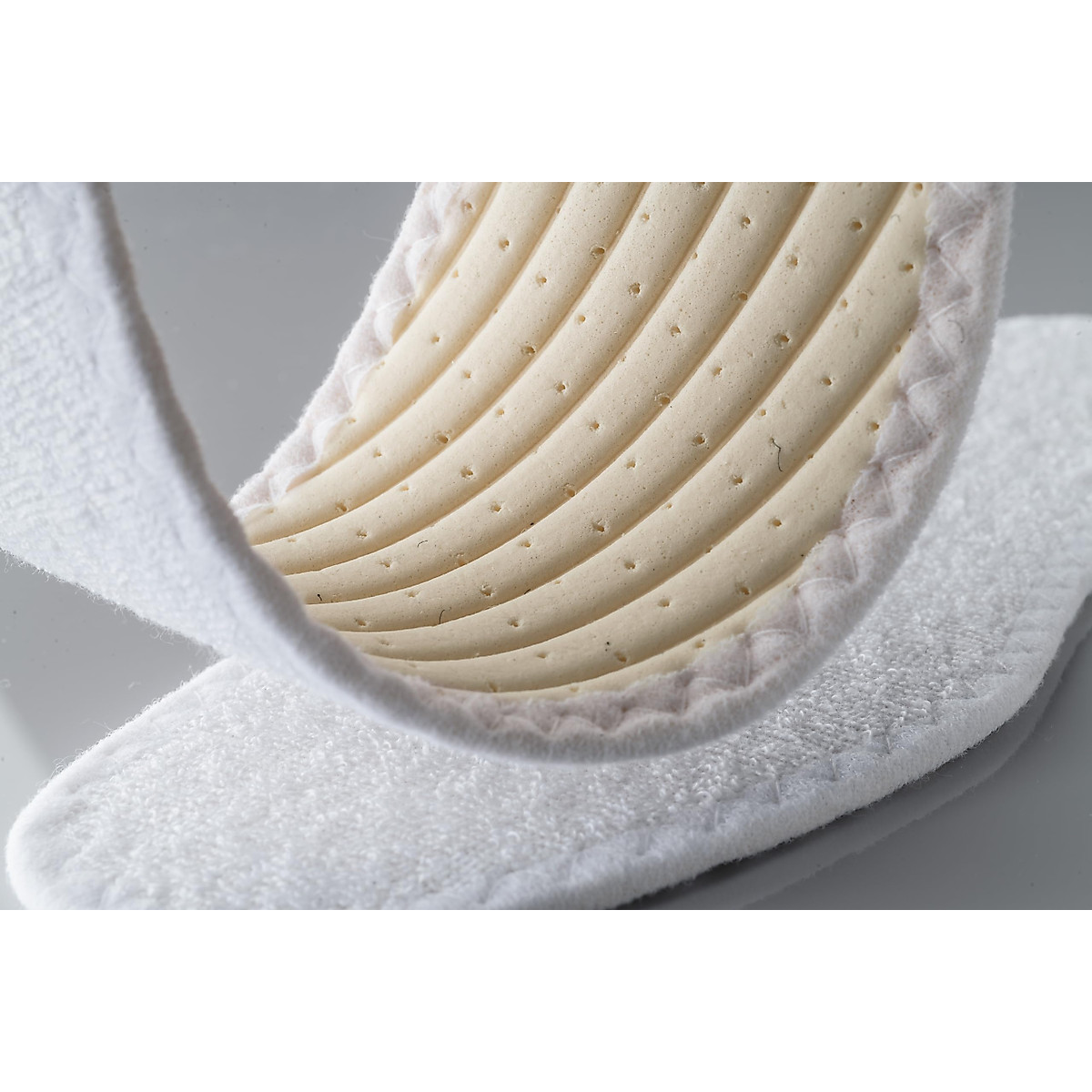 Pedag Summer | Terry Cotton Sockless Insoles | Barefoot Inserts | Handmade in Germany | Absorbs Sweat & Controls Odor | Wear Without Socks | Washable | US 11M/EU 44 | White | 3 Pair