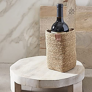 Santa Barbara Design Studio Seagrass Wine Bottle Holder, 7 x 4-Inch, Natural