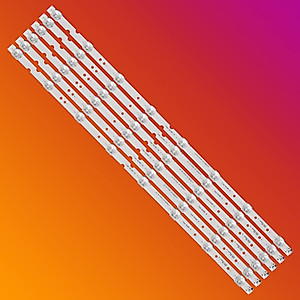 QzayDrea 6pcs LED Strips Set fit for TCL TV,Backlight Replacement for JL.D65081330-365AS-M_V03 65HR330M08A1 65S421 65S425 65S423