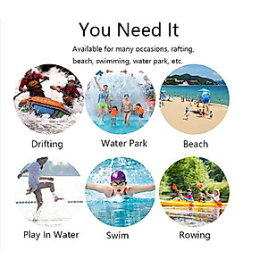 Springen Waterproof Phone Pouch ，Universal Waterproof Phone case，Floating Underwater Dry Bag Protector， with iPhone and Most Smartphones (Black/ 2Pcs)