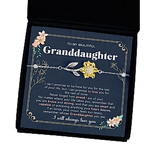 Granddaughter Bracelet - Sterling Silver Bracelet Granddaughter Gifts From Grandma, Granddaughter Bracelet From Grandma, From Grandpa, To My Granddaughter Bracelet, To My Beautiful Granddaughter Bracelet, Birthday, Christmas (Background 1)