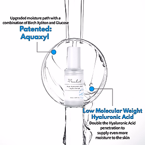 THE LAB BY BLANC DOUX Oligo Hyaluronic Acid Hydro Serum - Triple Focused Potent Skin Moisturization w/Low Molecular Weight Hyaluronic Acid Deep Intensive Moisturizing 1.69 Fl Oz Korean Skincare