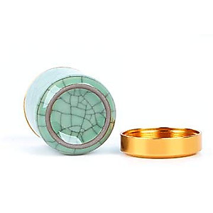 WOIWO 1 PCS The New Mini Celadon Tea Can Has Multi-Function Ceramic Seal Tea Canister