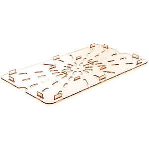 Carlisle FoodService Products 1041513 StorPlus High Heat Drain Shelf, 0.60" x 9.88" x 17.75", Amber, For Full Size Food Pan (Case of 6)