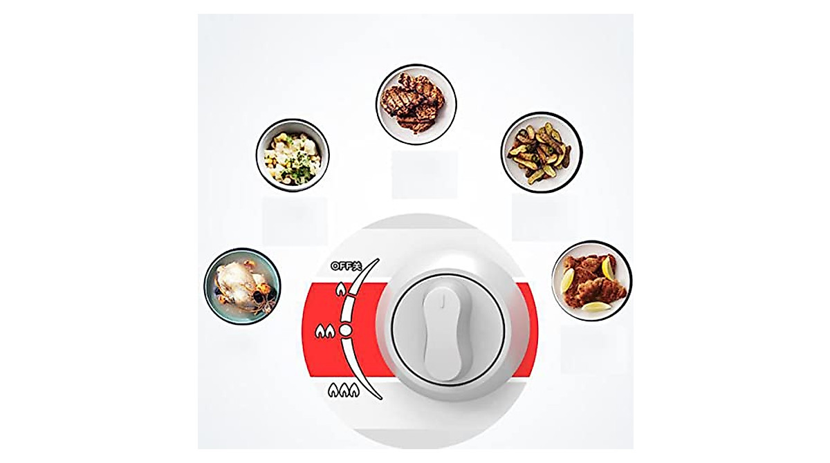 Portable Gas Cooker with Double Burner - Stainless Steel Cooking Device