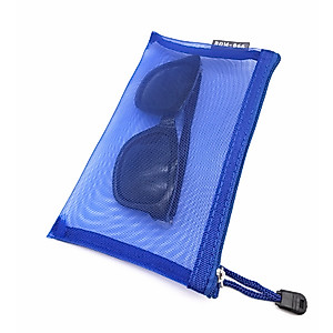 Outman Pack of 5 pcs Multipurpose Nylon Mesh Cosmetic Bag Makeup Travel Cases Pencil Case Travel Organizers