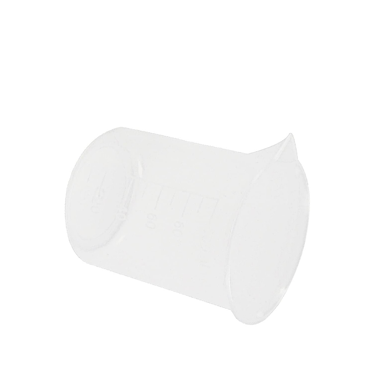 Bettomshin 10Pcs 100ml PP Plastic Measuring Low Form Beaker, Graduated Beakers Multipurpose Mixing Cups Transparent for Lab Kitchen Liquids