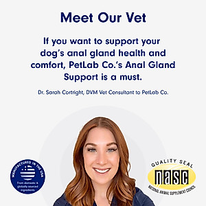 PetLab Co. Anal Gland Support Tailored Powder – Supports Anal Gland Health and Optimizes Stool Consistency - Easy to Use - Helps Target Scooting & Fishy Rears – for Medium Dogs