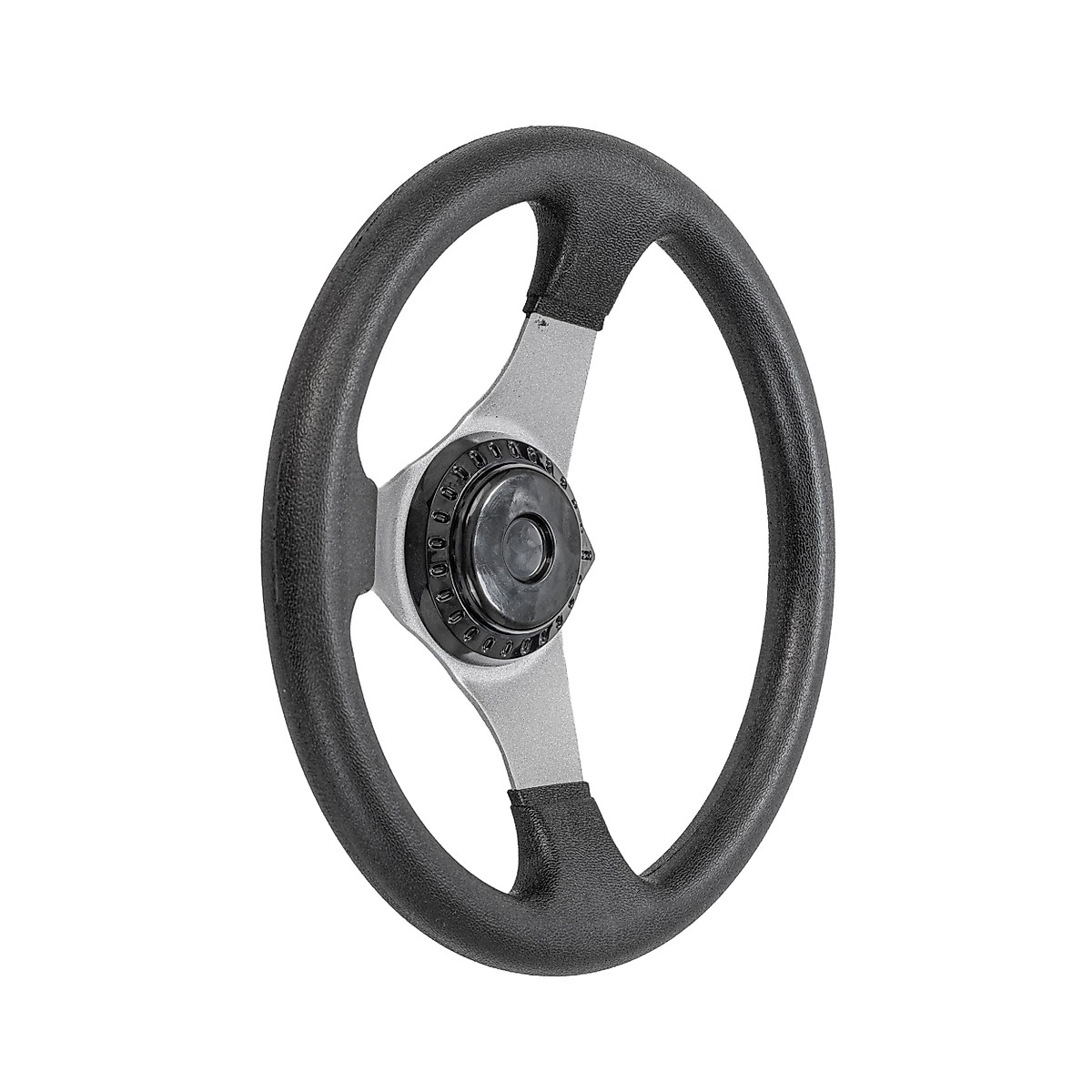 AlveyTech Go-Kart Steering Wheel with Cap for Kandi, Hammerhead, Roketa, & Taotao Go-Karts & Dune Buggies