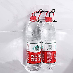 Wall Mounted Hair Dryer Holder, No Drilling, Stainless Steel Hair Dryer Storage Organizer, Compatible with Most Hair Dryers (Silver)