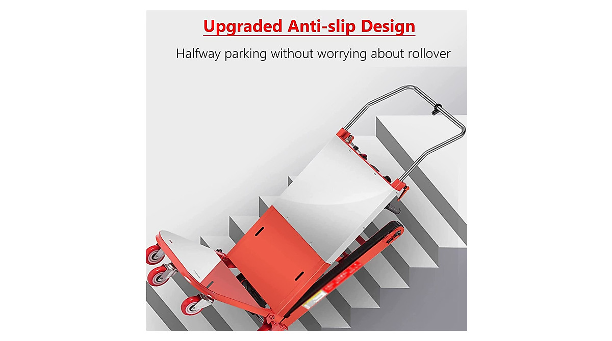 Electric Folding Stair Climber Hand Truck - Heavy Duty