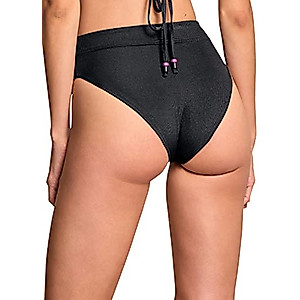 Maaji Women's Standard Rise/High Leg Signature Cut, Black