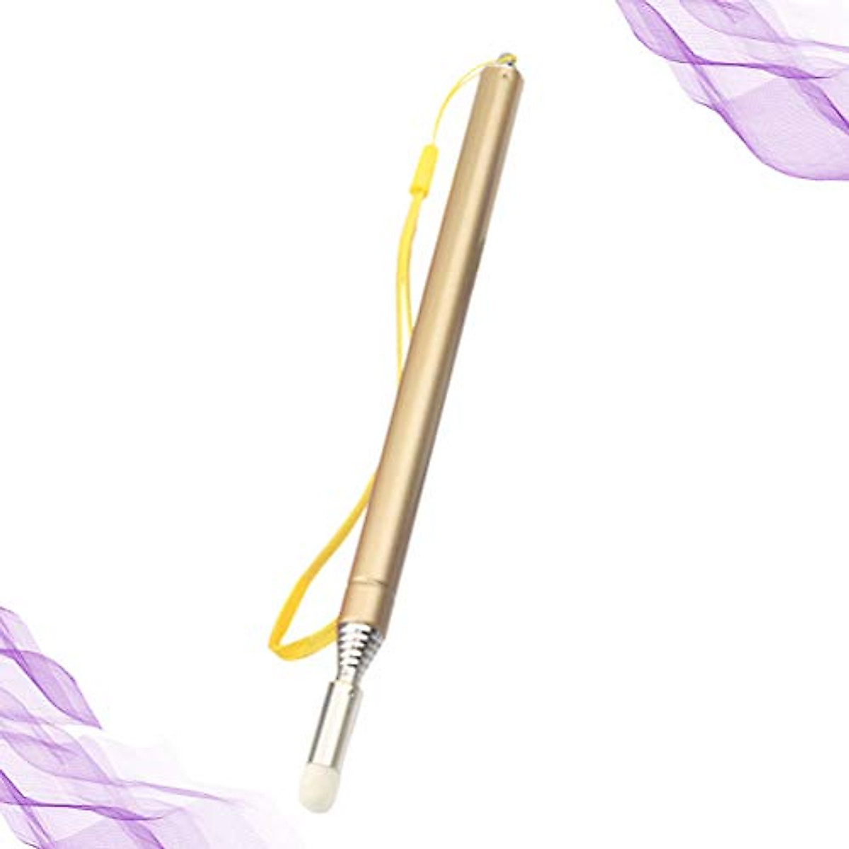 STOBOK Telescopic Pointer Teaching Pointers Extendable Hand Pointer Stainless Steel Classroom Whiteboard Pointer for Teachers (Gold)