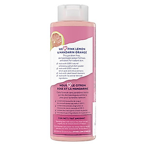 St. Ives Exfoliating Body Wash - Pink Lemon Body Wash for Women with Mandarin Orange, Citrus Body Wash, Body Soap, or Hand Soap with 100% Natural Exfoliants for Glowing Skin, 16 Oz Ea (Pack of 2)