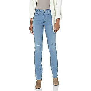 Levi's Women's 724 High Rise Straight Jeans, Slate Fixer, 27 Short