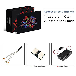 BrickBling LED Light Compatible with Lego The Frozen Peaks 21243 Toy Building Set; Creative Light Compatible with Lego 21243-Lights Only, No Bricks