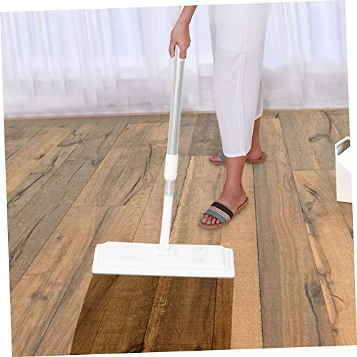 JEWEDECO 3 Mirror Cleaner Glass Wipes Tile Flooring Tile Cleaning Mop Window Mop Floor Duster Thread Flat Mop Floor Wipes Electrostatic Dust Collector Mop Flat Drag Sweeper Mop Paper Glass