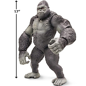 Lanard Primal Clash! Big Boss Gorilla! - 17'' Action Figure, Giant Poseable Mega-Monster, Ages 3+