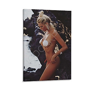 Famous Actress Bri Teresi Sexy Perfect Curve Bikini Swimsuit Art Poster (5) Canvas Poster Wall Art Decor Print Picture Paintings for Living Room Bedroom Decoration Frame-style 08x12inch(20x30cm)