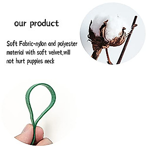 AIKS Puppy ID Collars Double-Sided Fluff Puppy Whelping Collars 15 Colors Puppy Collars Adjustable ID Bands for Newborn Dog Cat