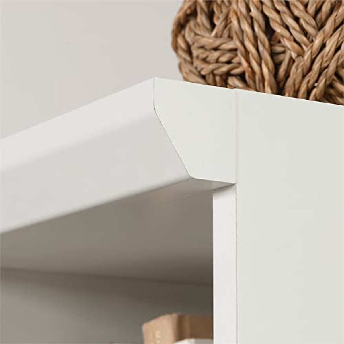 Sauder HomePlus 2-Door Storage Cabinet in Soft White, Soft White Finish