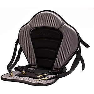 iROCKER Universal Kayak Seat for Inflatable Paddle Board and SUP with Detachable Storage Bag - Cushioned backrest to Provide Support During Paddling