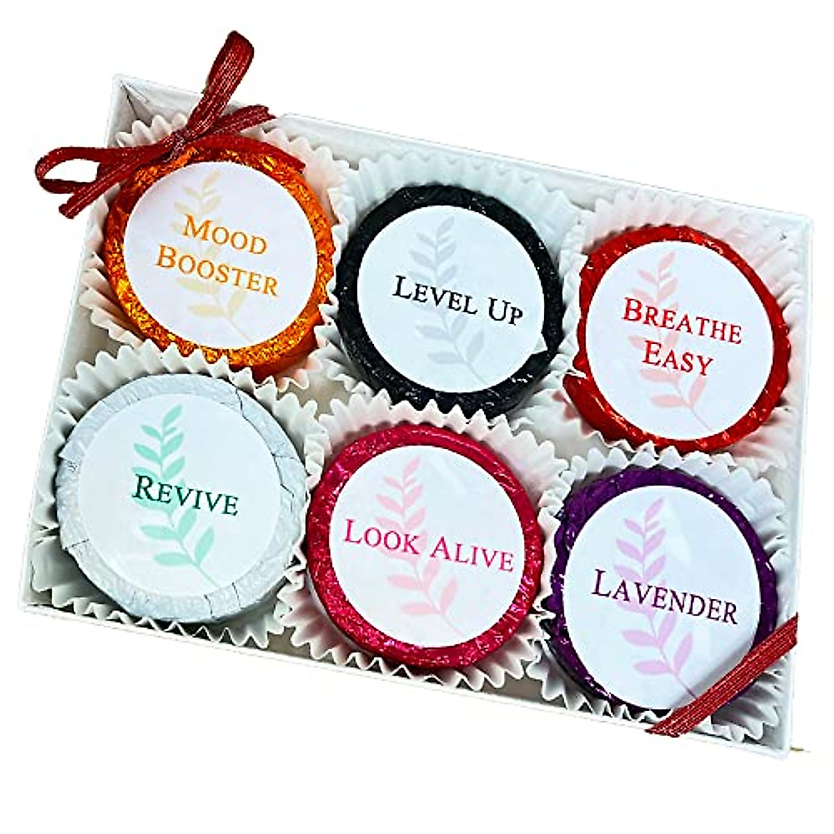Natural Shower Steamers - 6pc Variety Pack Handmade in USA Bath Bombs w/ Pure Essential Oils to Relax, Moisturize for Spa Day, Self Care - for Men, Women, Moms, Pampering Gifts for Her