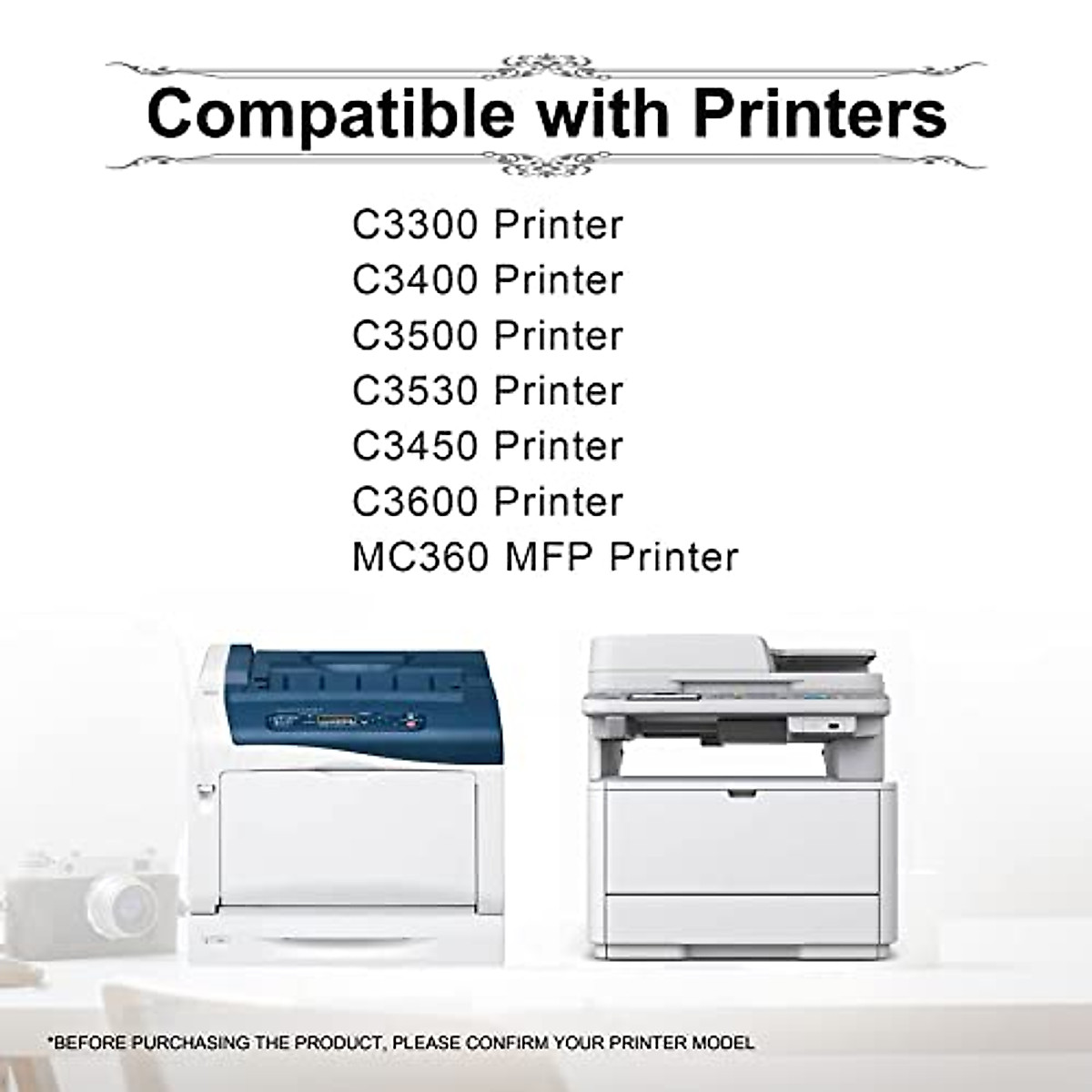 MANDBOY Compatible C3300 43459403 Toner-Cartridges Cyan (2 Pack) | Replacement for OKI C3300 C3400 C3500 C3530 C3450 C3600 MC360 MFP Printer Toner Cartridge